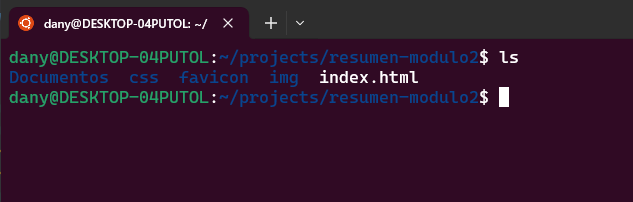 Resumen del modulo 2